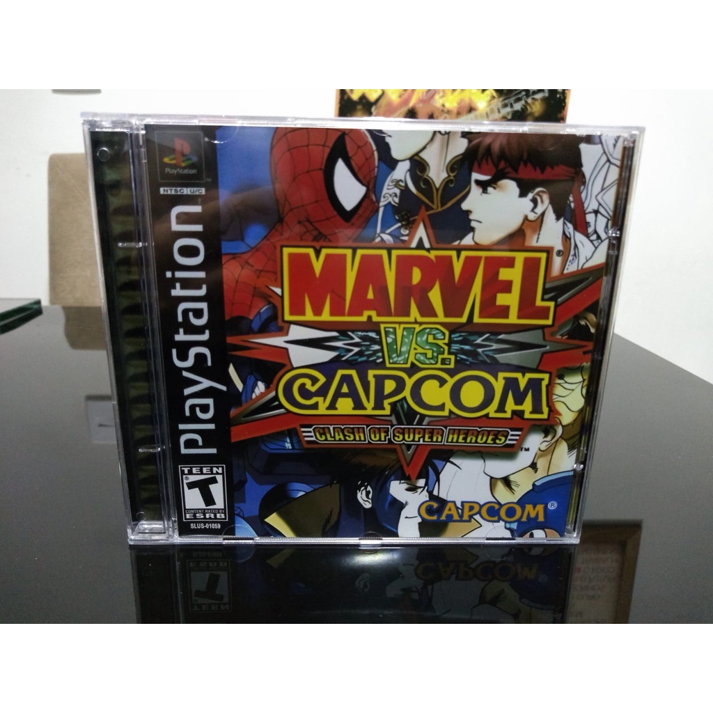 Marvel vs capcom para ps1 - Escorrega o Preço