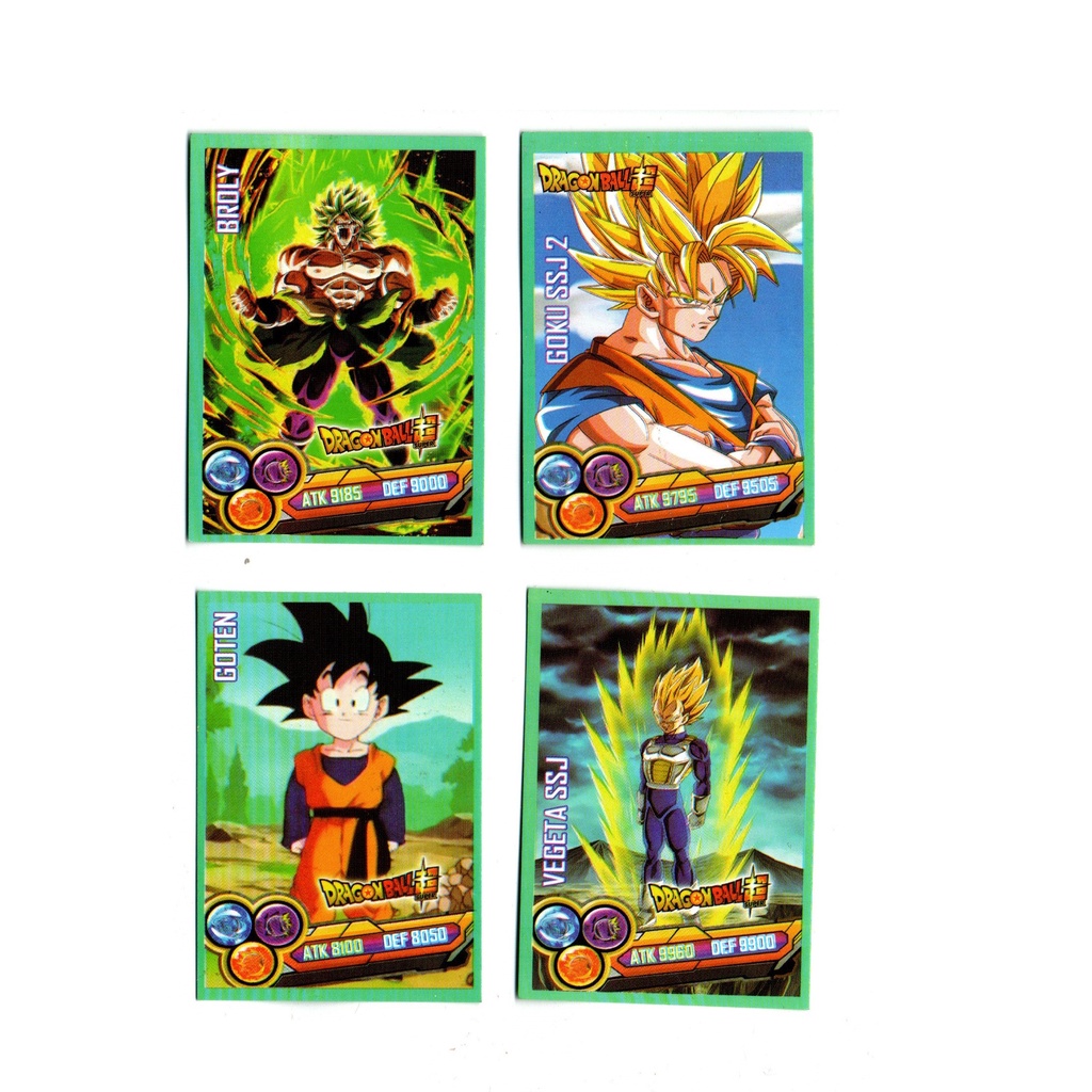 CARDS Dragon Ball Kit 200 Cartinhas - 50 Pacotinhos de cards Fechados ...