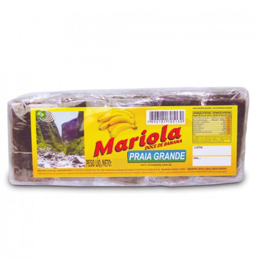 Mariola Doce De Banana 750g Praia Grande | Shopee Brasil