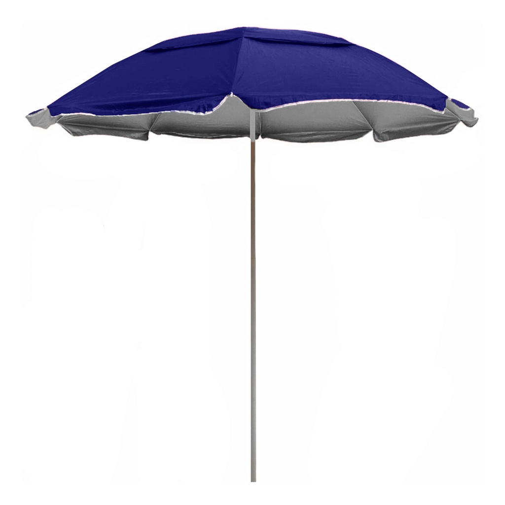 Guarda Sol Grande 2,40M Ombrelone Poliéster Impermeável Sombreiro Praia ...