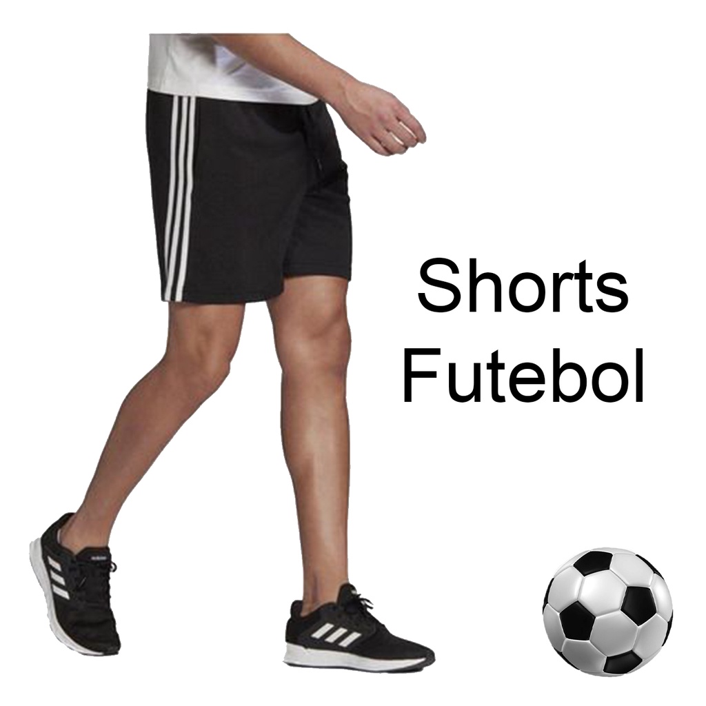 Kit 2 Bermuda Futebol Masculino Short Academia P-M-G-GG-G3-G4-G5 ...