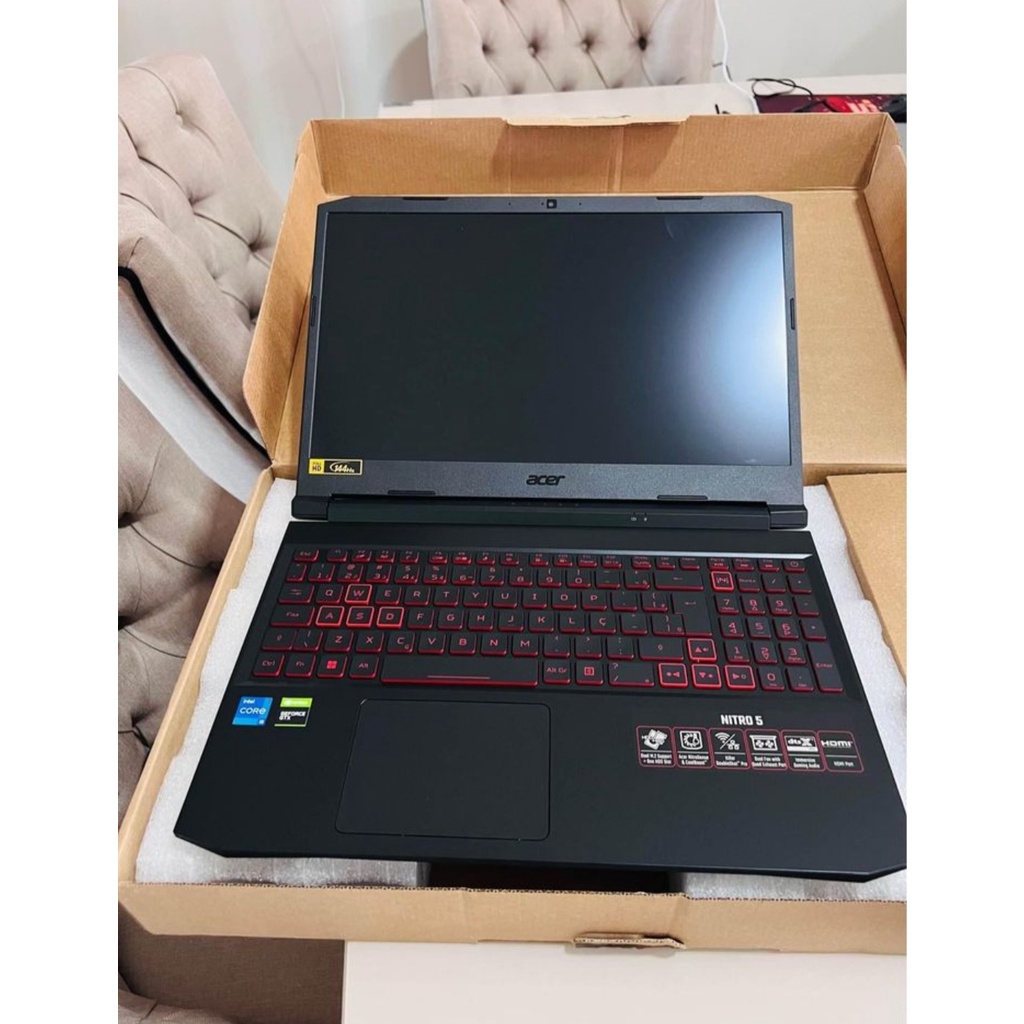 Notebook Gamer Acer Nvidia Geforce Gtx 1650 Core I5- 11400h 8gb 512gb ...