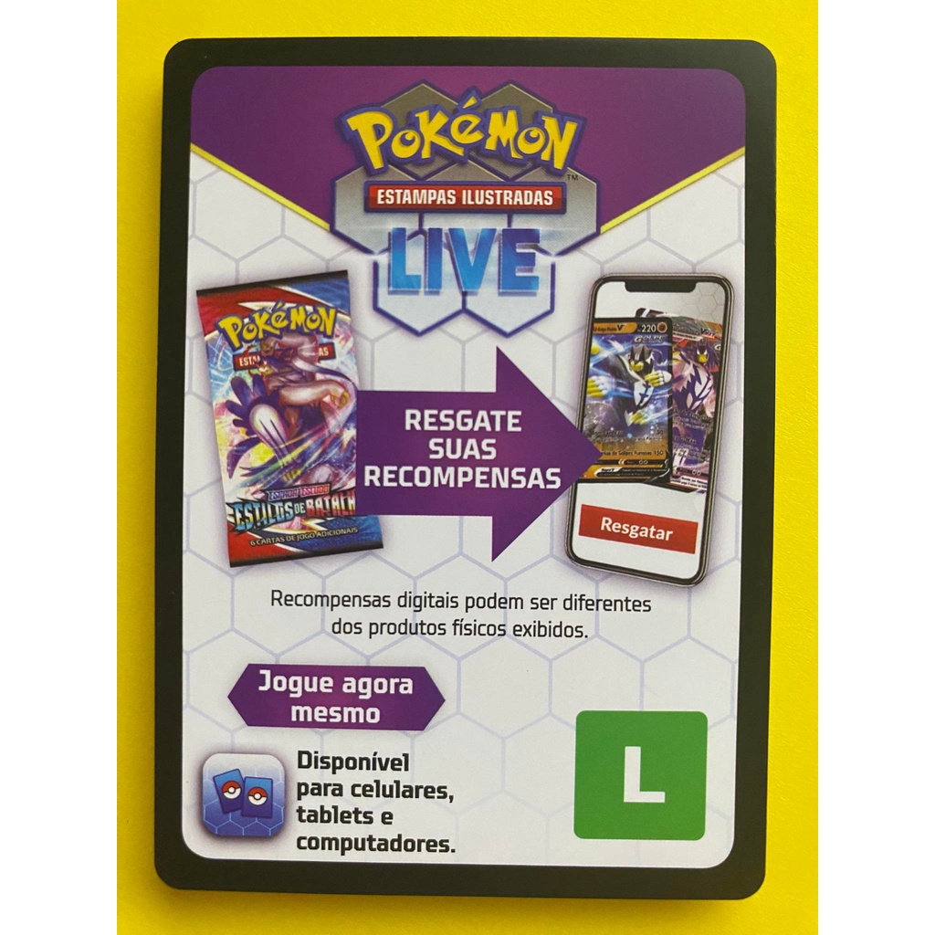 Codigo Pokemon TCG Online Coleçao Realeza Absoluta - Escorrega o Preço