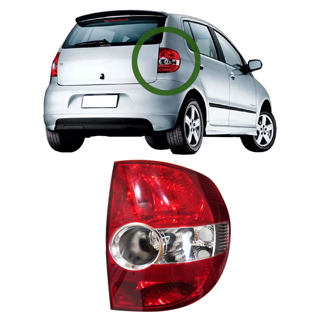 Lanterna Traseira Fox 2004 2005 06 07 2008 2009 2010 Bicolor | Shopee ...