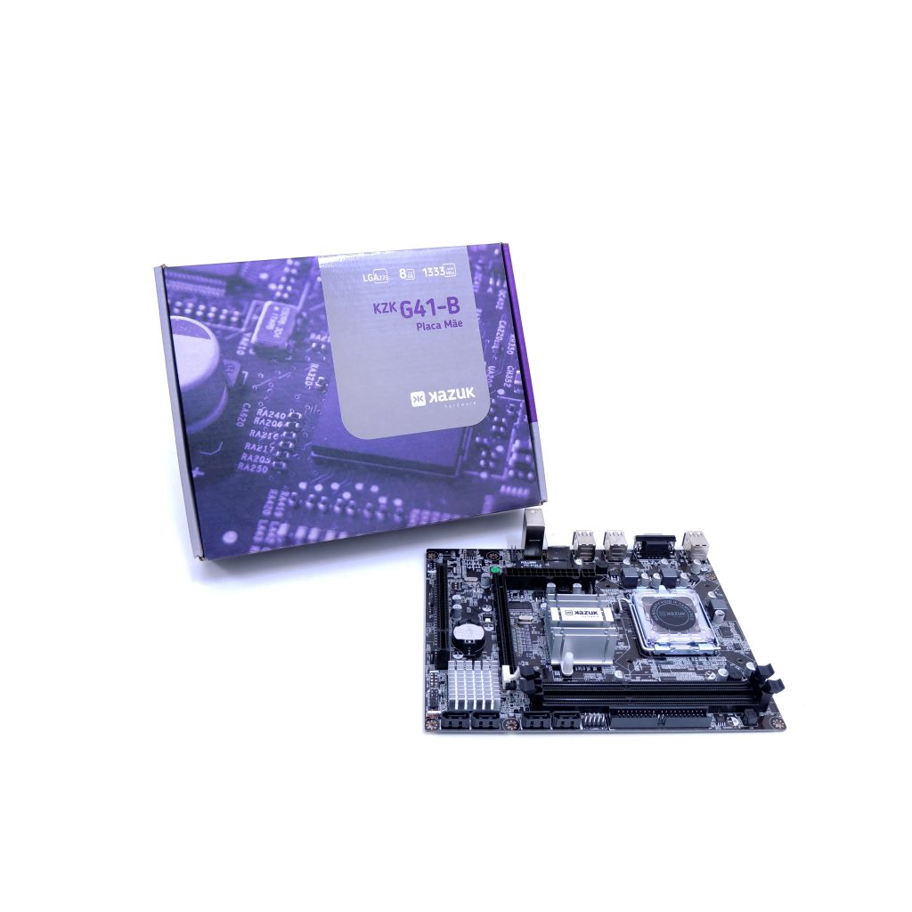 PLACA MAE KAZUK LGA 775 G41 DDR3 8GB | Shopee Brasil