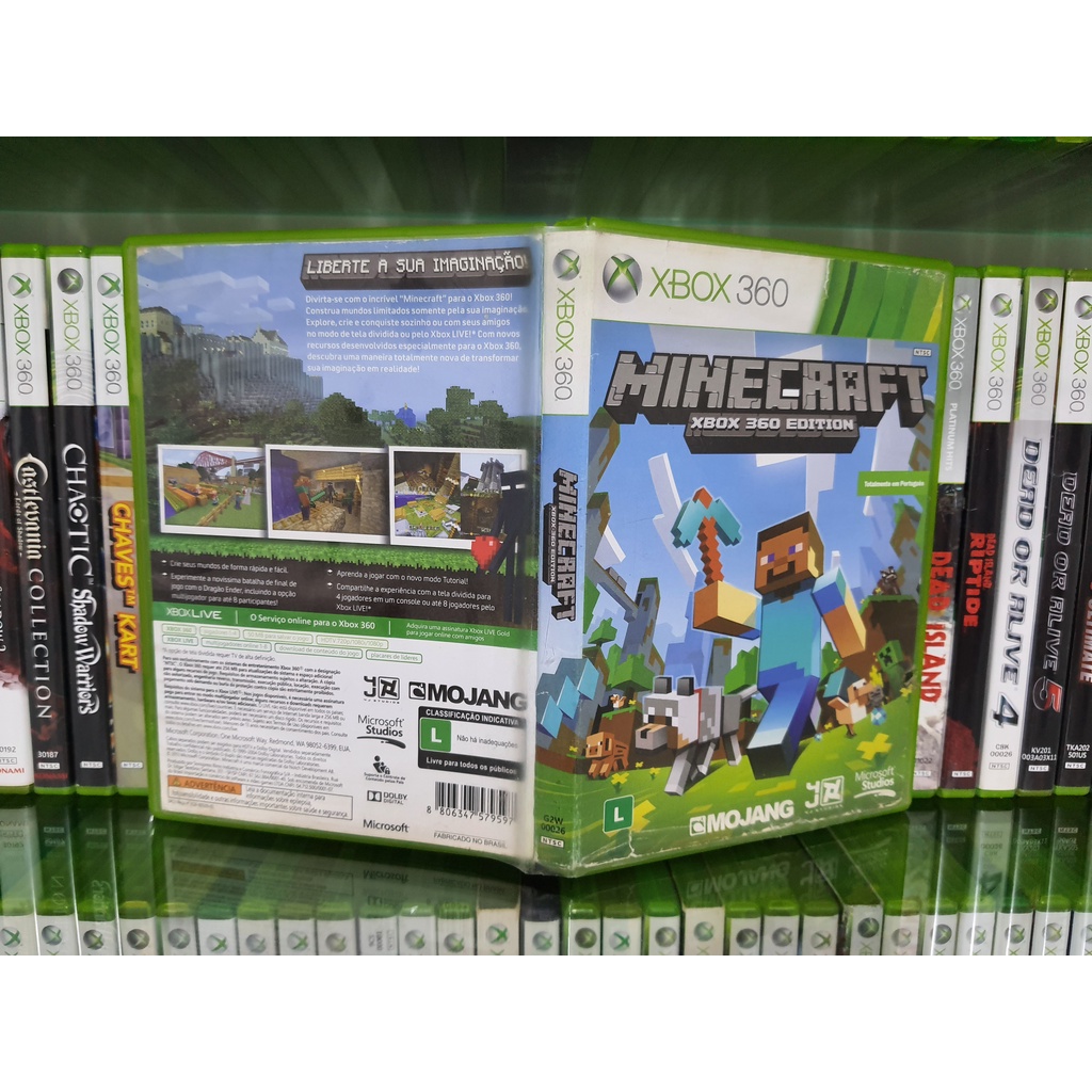 Minecraft - Xbox 360 Original | Shopee Brasil