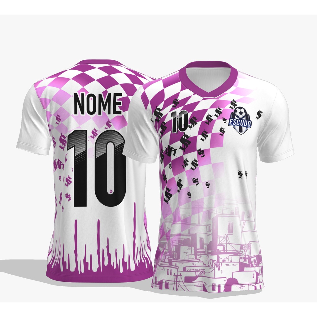 camisa personalizada roxa | Shopee Brasil