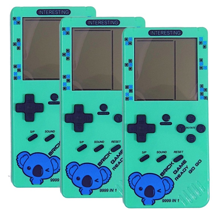 Super Mini Game Brinck TETRIS Game Portátil 9999 in 1 jogos | Shopee Brasil