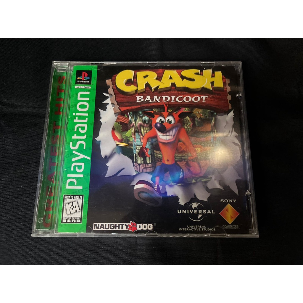 Capa e Manual Crash Bandicoot - Original PS1 - Escorrega o Preço