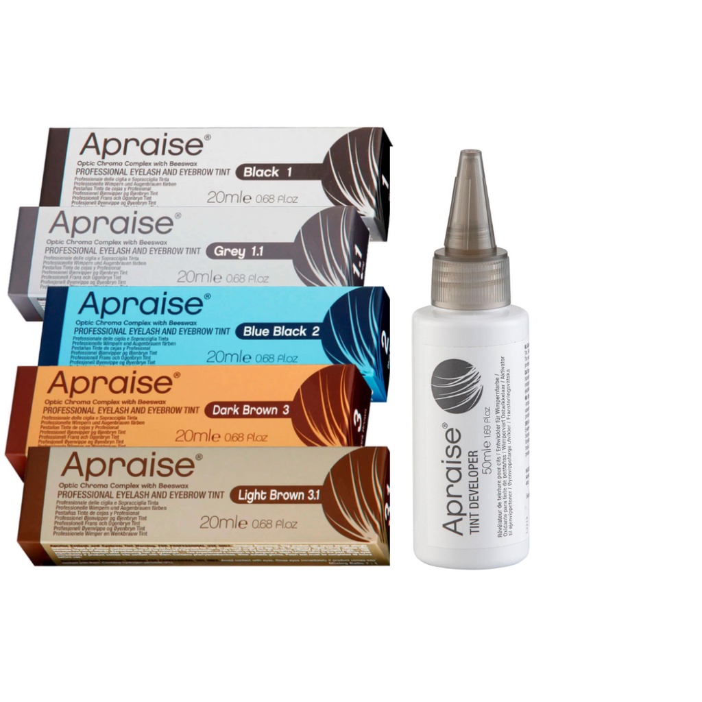 Tinta Apraise + Oxidante Líquido Sobrancelhas Cilios Barba Bigode ...