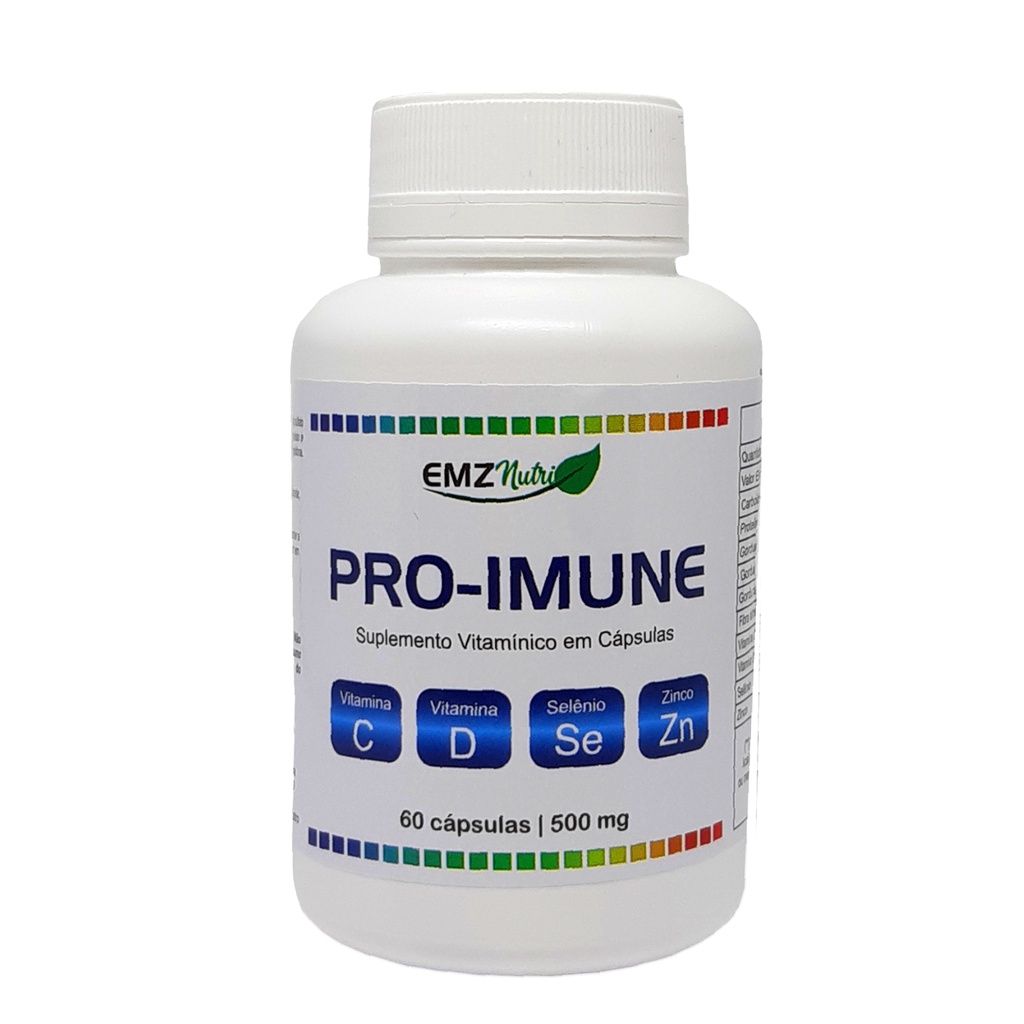 Pro Imune 60 cápsulas EMZ Nutri - Suplemento vitamínico | Shopee Brasil