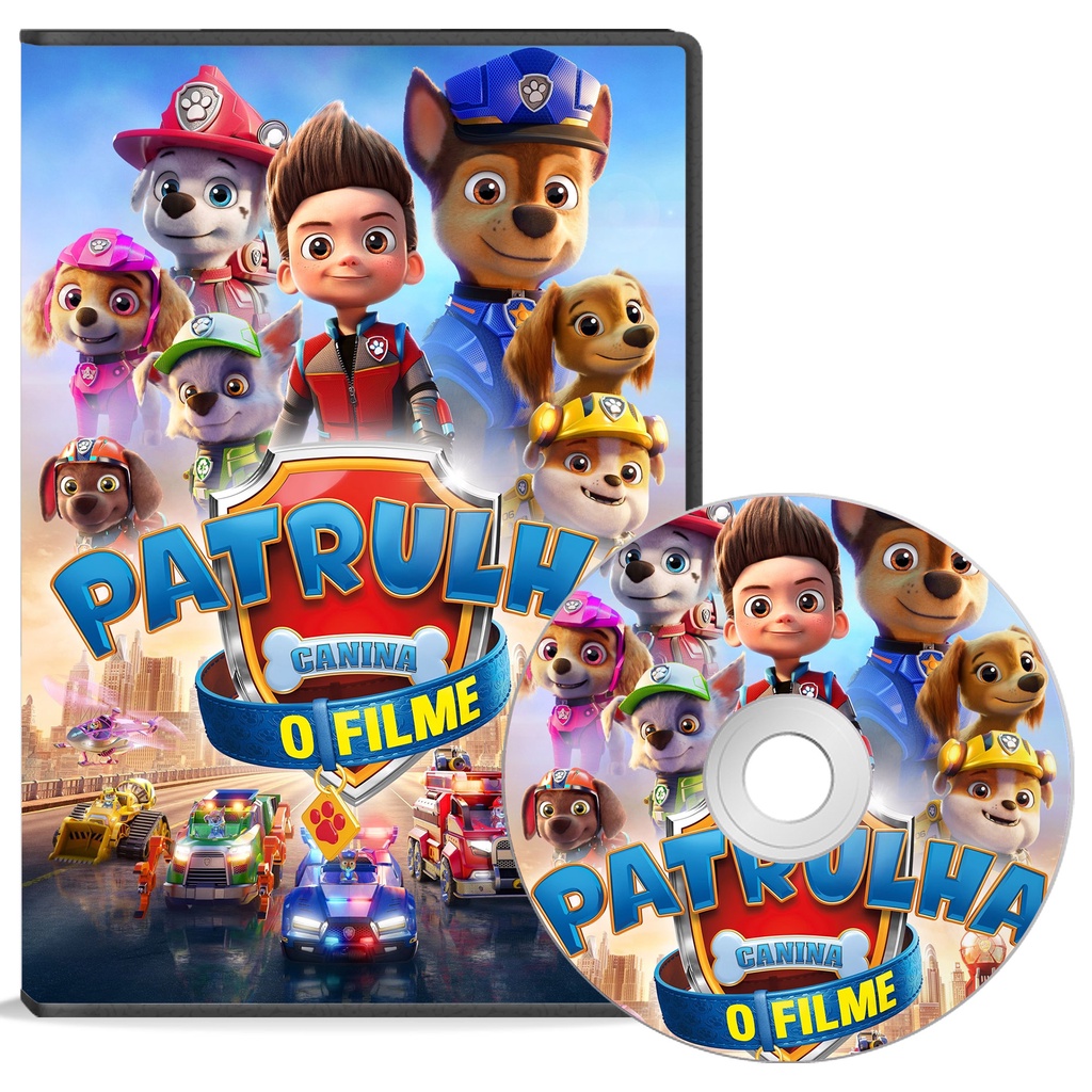 DVD Patrulha Canina O Filme - Dublado e Legendado - ALTA QUALIDADE DVD ...