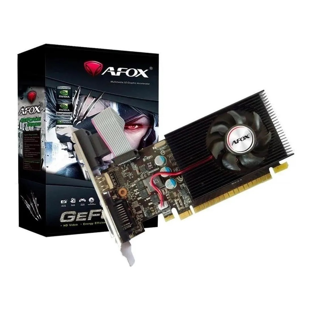 Placa de vídeo Nvidia Afox GeForce 700 Series GT 730 AF730-4096D3L5 4GB ...
