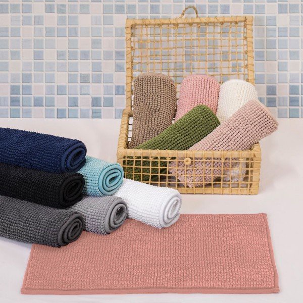 Tapete Capacho Macarrão Banheiro E Porta de Entrada de Luxo ...