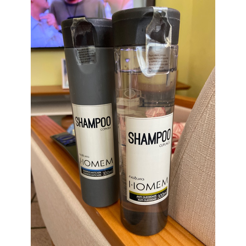 Shampoo Natura Homem com 300 ml cada - Escorrega o Preço