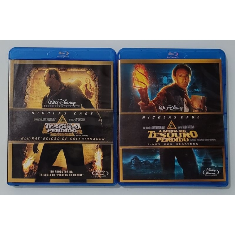 Blu-ray A Lenda do Tesouro Perdido-Coleçao 1 e 2 - Desconto no Preço