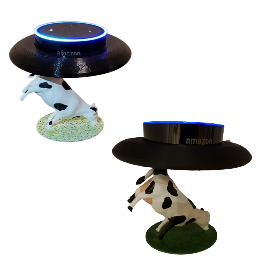 Suporte De Mesa Para Alexa Echo Dot 2 e 3 Vaca Alienígena Amazon ...