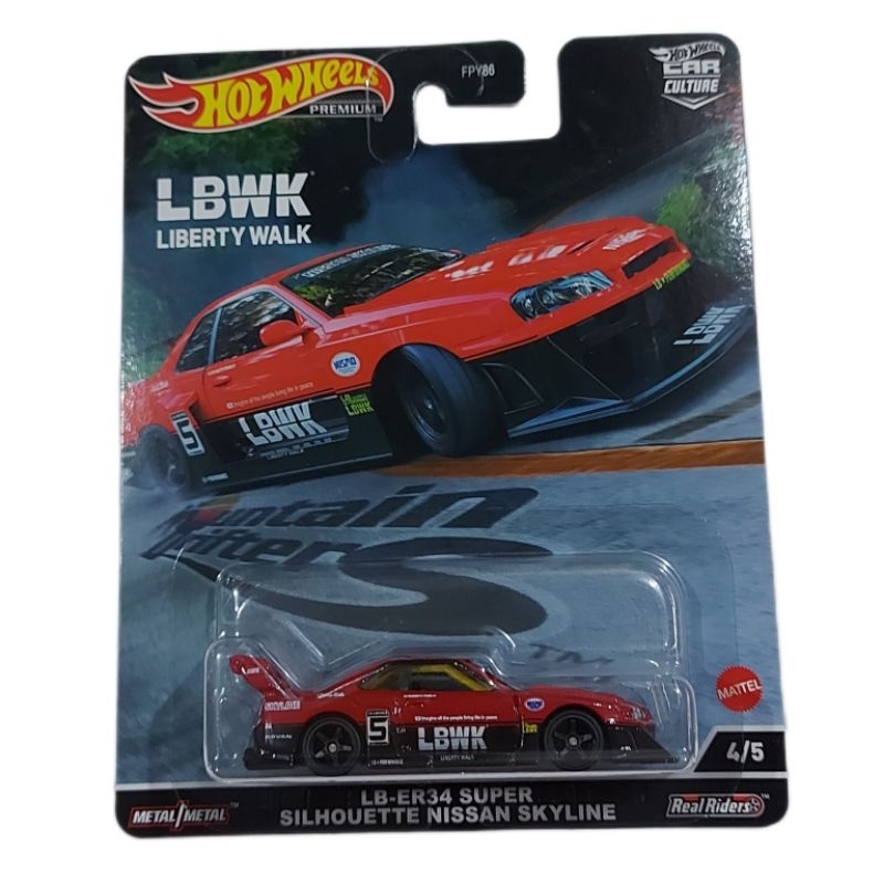 LB-ER34 Super Silhouette Nissan Skyline R34 LBWK Liberty Walk Car ...