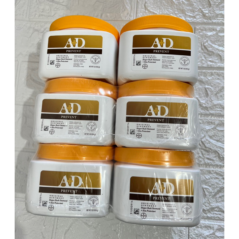 Pomada A + D PREVENÇÃO DE ASSADURAS 454G Pote Importado Original ...
