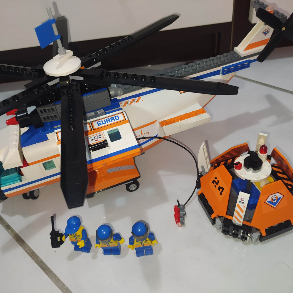 Lego Coast Guard Helicopter And Life Raft - 7738 (semi-novo) | Shopee ...