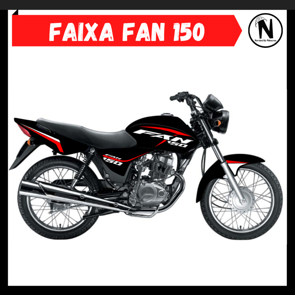 Faixa Adesiva para Fan 125/150/160 ( Kit) | Shopee Brasil