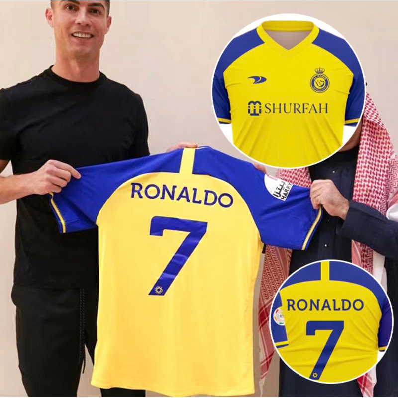 Al Nassr 22 23 Camisa De Futebol Riyadh Saudi 2022 2023 Ronaldo Cr7 S