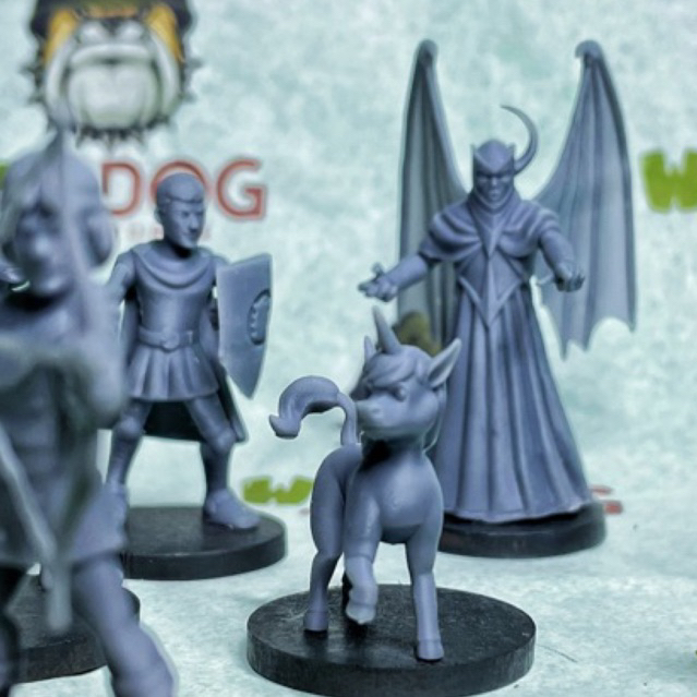 Miniatura para RPG Personagens A Caverna do dragão heróis do reino ...