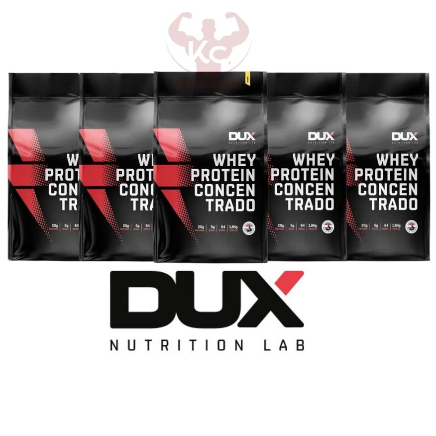 Whey Dux Nutrition Lab Concentrado 2KG Escolha o Sabor | Shopee Brasil