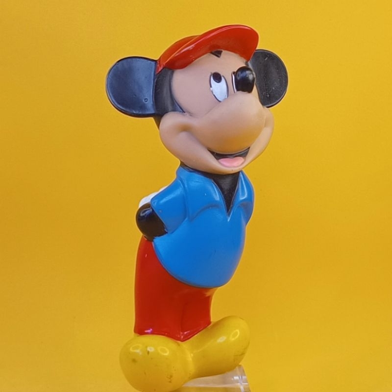 Boneco Mickey Mouse antigo vinil Disney | Shopee Brasil
