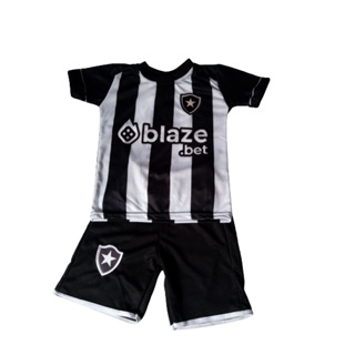 Conjunto Botafogo Infantil Camisa E Short CM OU SEM MEIA | Shopee Brasil