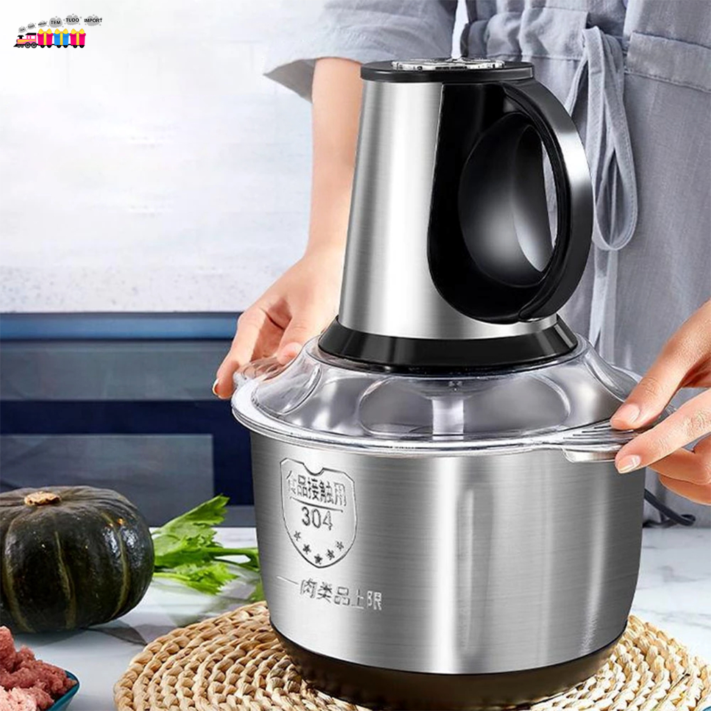 Mixer para Cozinha Processador de Alimentos Moedor de Legumes e Carnes ...