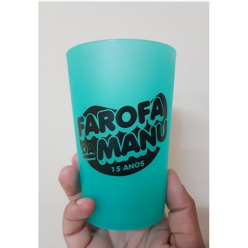 10 Copos open de 400ml com a sua arte estampada direto no copo | Shopee ...