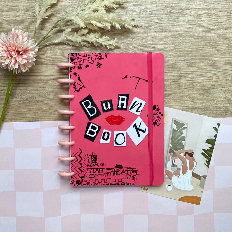 Caderno de disco Burn Book - meninas malvadas A5 / caderno inteligente ...