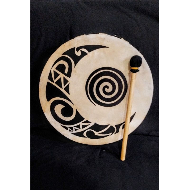 Tambor Lakota Xamânico - Lua espiral | Shopee Brasil