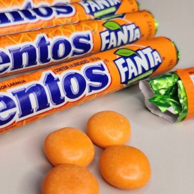 Mentos Stick Mentos Fanta Laranja 37,5 gramas - Escorrega o Preço