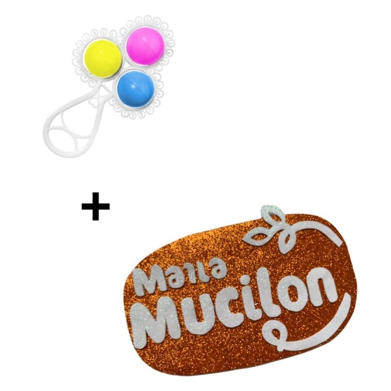 Fantasia Feminina Plaquinha Maria Mucilon Carnaval Bloquinho ...