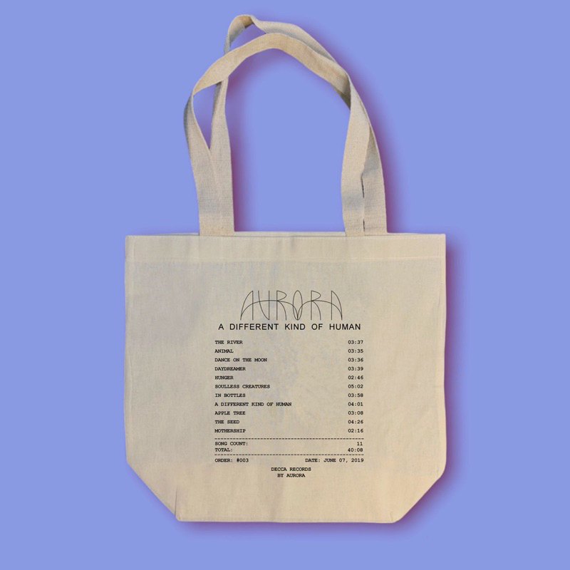Bolsa Ecobag Aurora A Different Kind Human album | Shopee Brasil