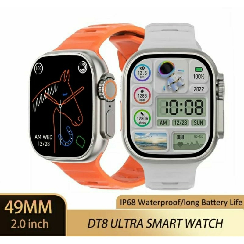 Smartwatch DT8 Ultra Série 8 49mm NFC Relógio Inteligente GPS Botão SOS ...