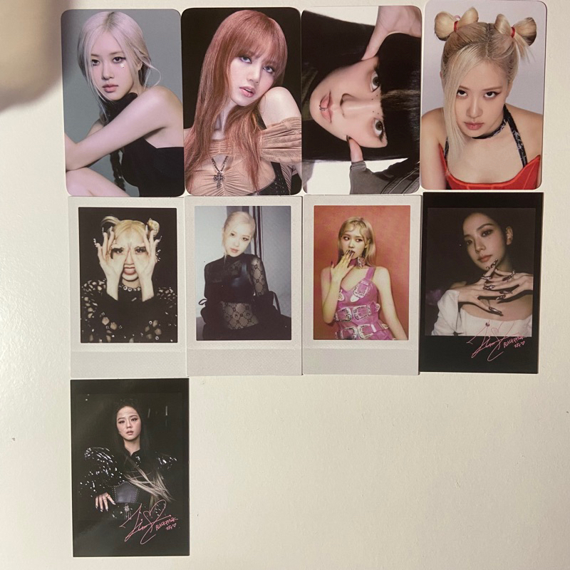 BLACKPINK BORN PINK POB PHOTOCARD PHOTOCARDS POBS | Shopee Brasil
