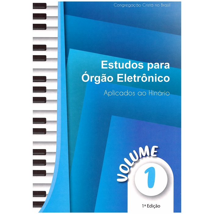 Onde Comprar 1 Apostila para Órgão Eletrônico para estudo dos hinos Ccb - escolha o volume em ...