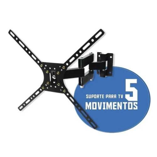 Suporte Articulado De Parede Para Tv/monitor De 32 Até 56