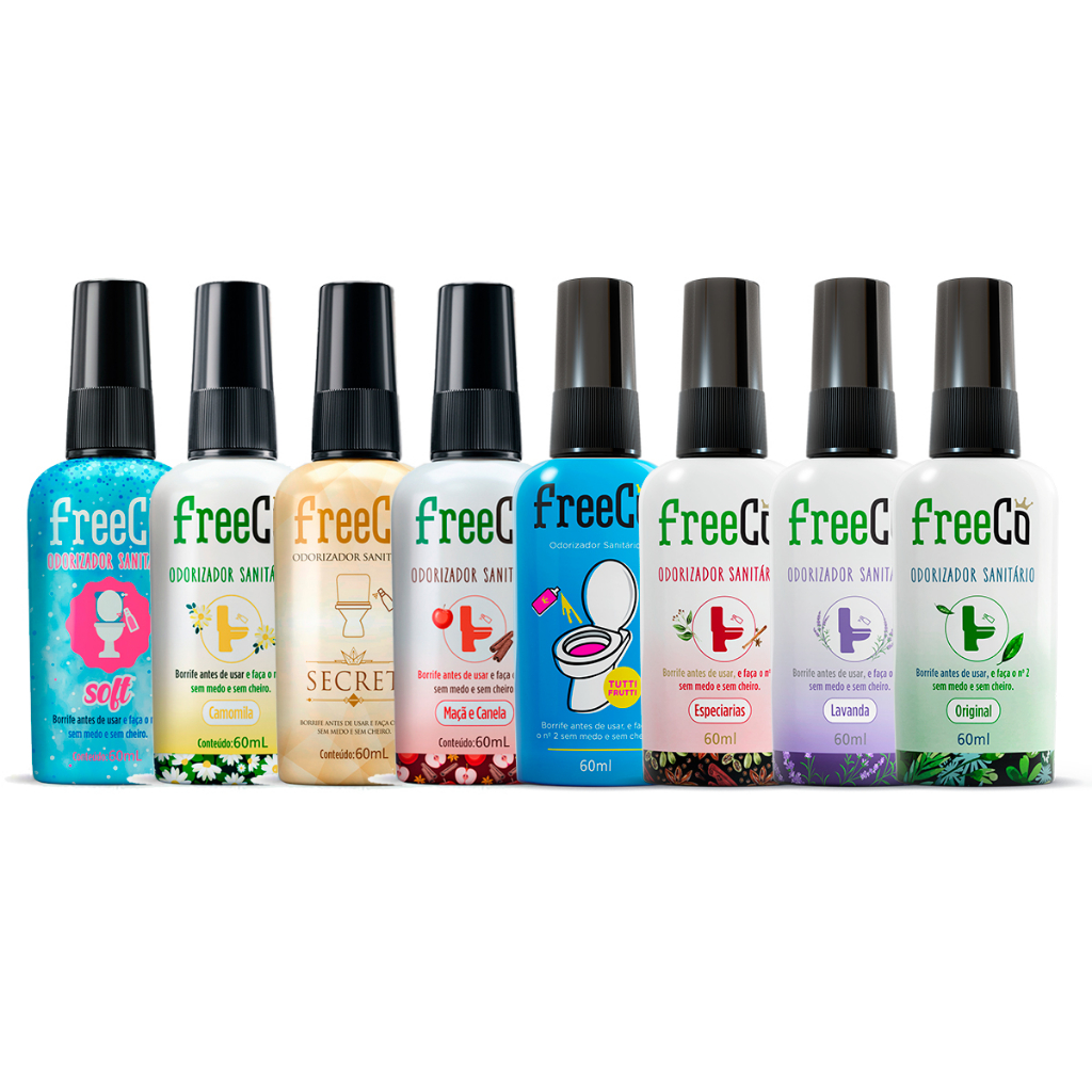 Freecô Spray 60ml - Bloqueador De Odores Sanitários