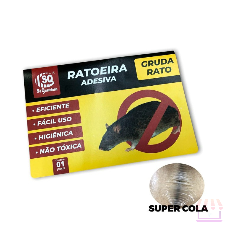 Novidade armadilha adesiva, cola pega rato, pega pragas | Shopee Brasil