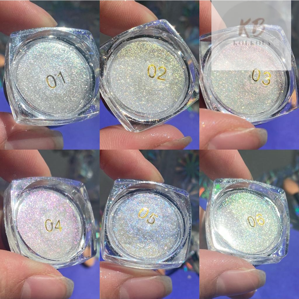Glitter Sereia Asa Borboleta Unhas Gel Encapsulada Glitter | Shopee Brasil