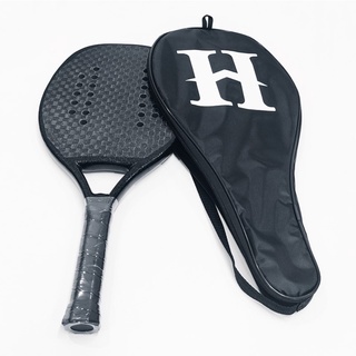 Raquete Beach Tennis Profissional Hoowan Black Shark Carbono 12k Praia ...