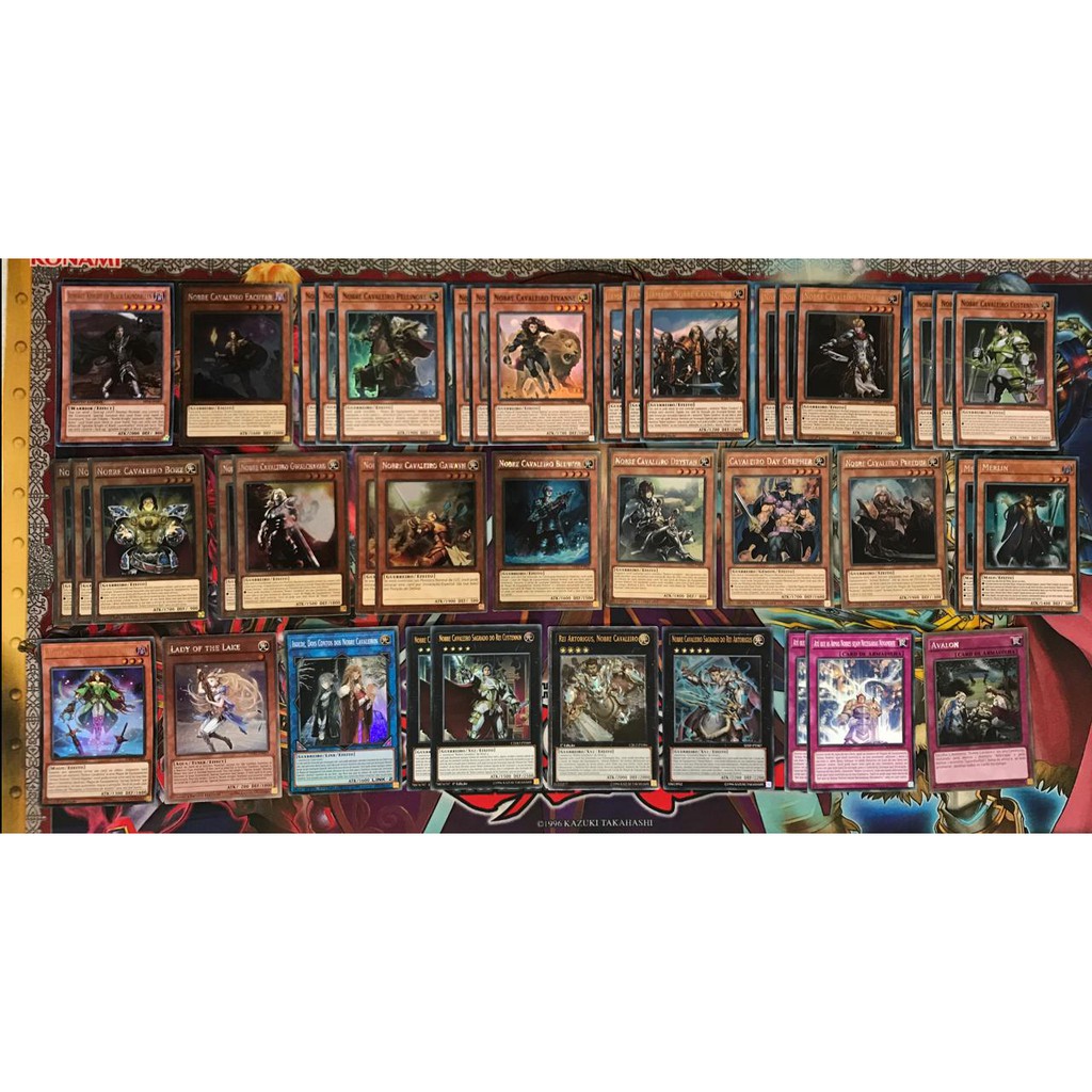 Set Deck Noble Knight / Cavaleiros Nobres Yugioh | Shopee Brasil