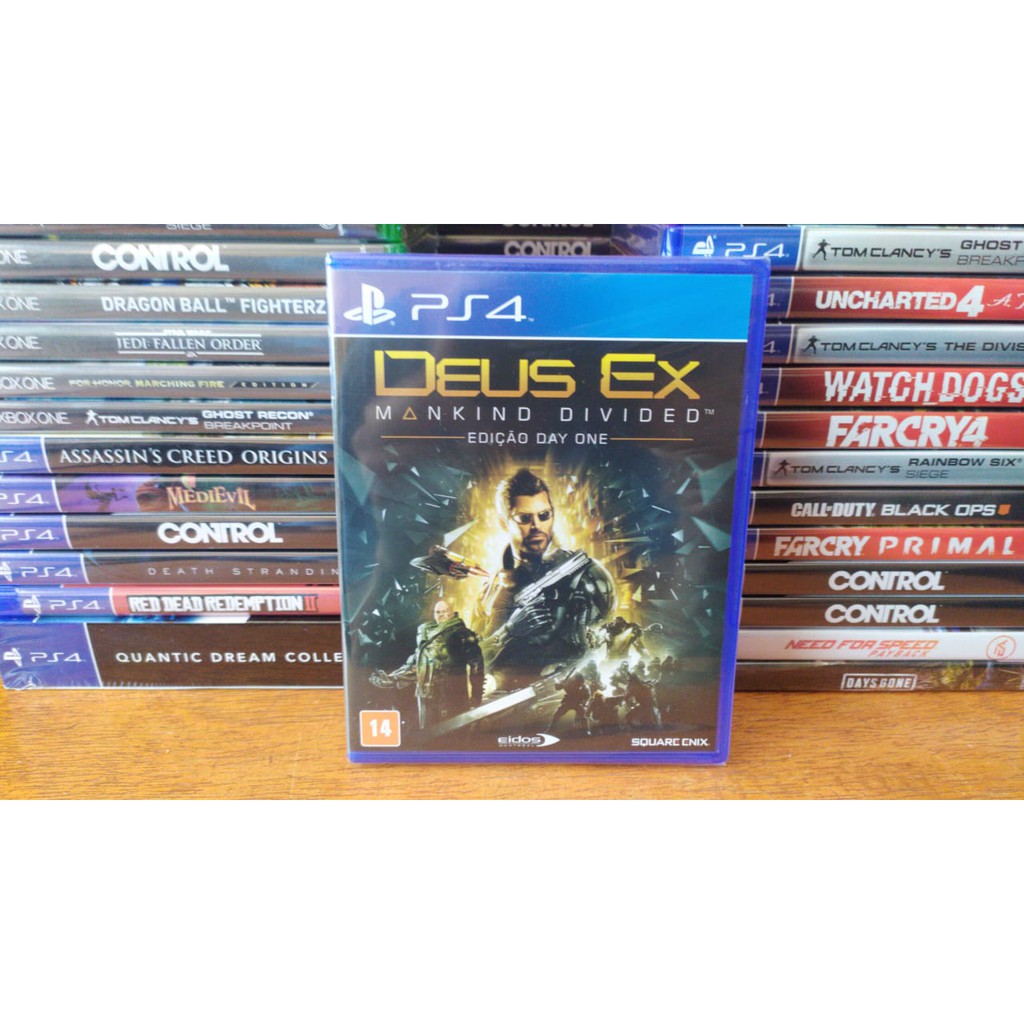 Deus Ex Mankind Divided - Edição Day One - Ps4 em Português - Mídia ...