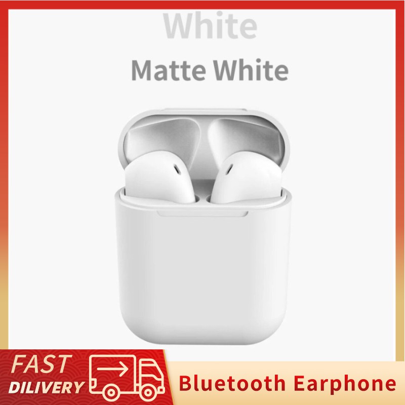 Allinone Inpods 12 Bluetooth Earphone Earbuds i12 Tws 5.0 Wireless ...