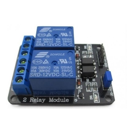Modulo Rele 5v 2 Canais Arduino Raspberry Esp | Shopee Brasil