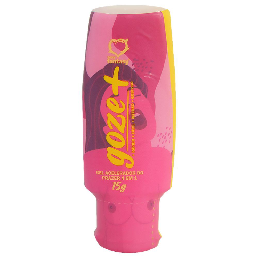 Estimulante Feminino GOZE MAIS - 4 em 1 Gel Acelerador do Prazer 15g - Sexy Fantasy | Shopee Brasil